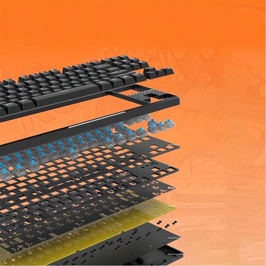 NACODEX NACODEX DKM160 Mechanical Keyboard Gaming Gaming Office 87 Keys ...