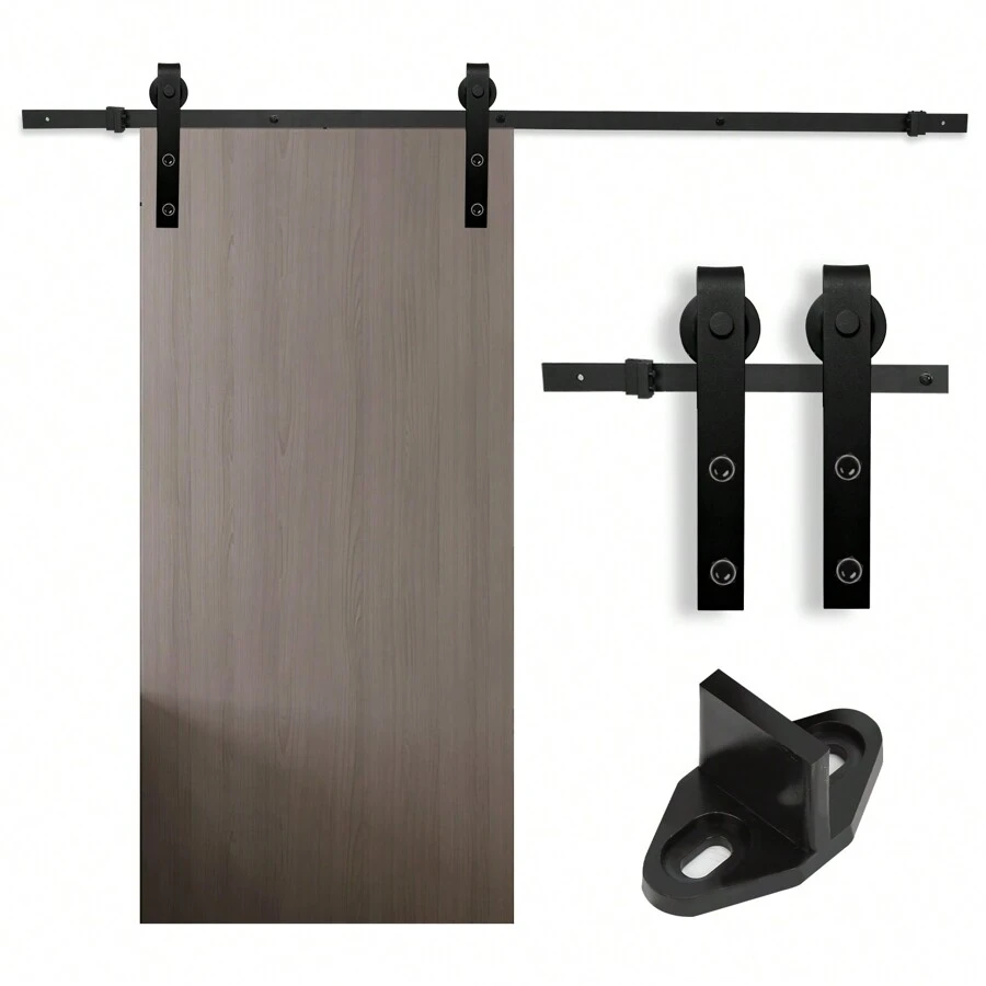 Jiubiaz Sliding Door System Floor Guide Roller Guide Rail Sliding Door ...