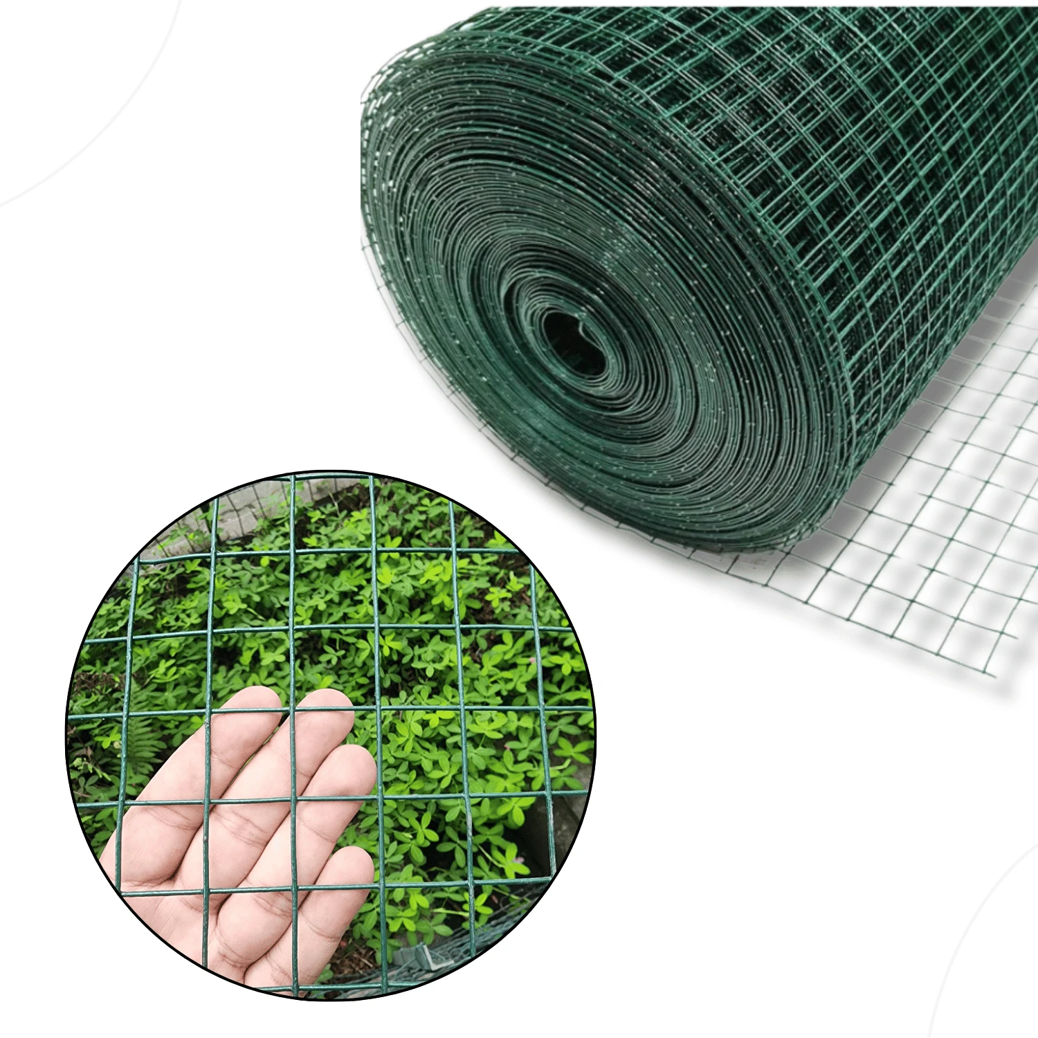Telas MM Welded PVC Coated Mesh 25mm For Masonry Facade 15m X 0.50m ...