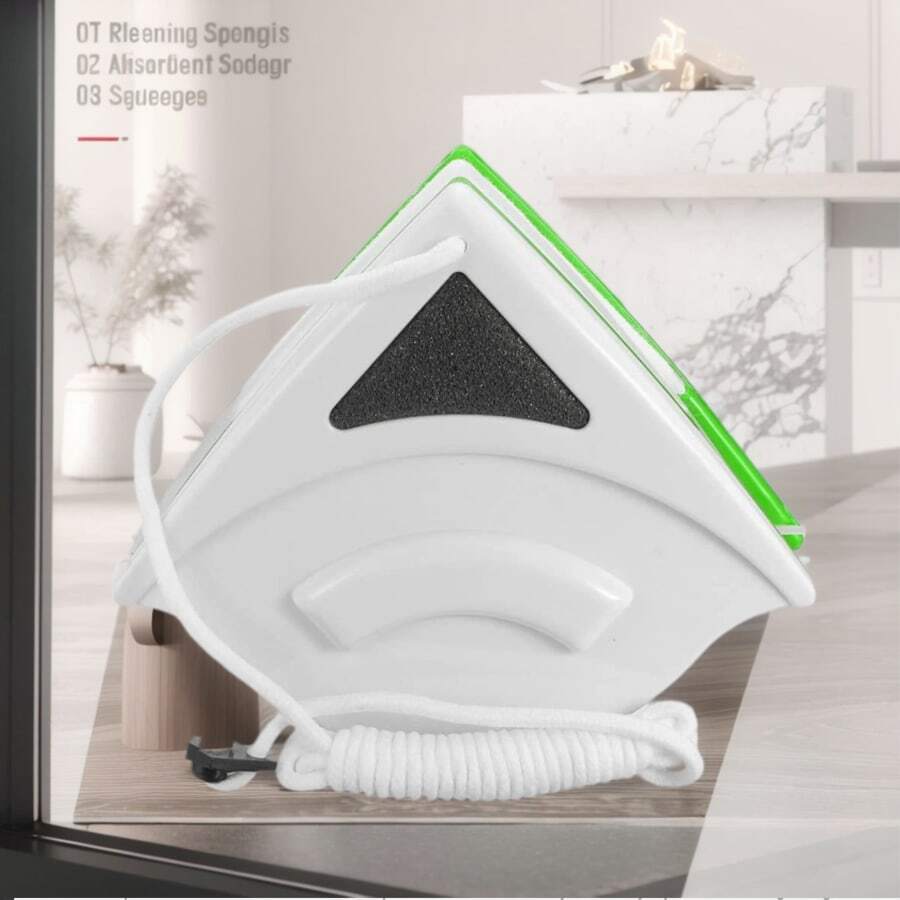 1 Pc Magnetic Window Glass Cleaning And Wiping Device Suitable For High-Rise Glass Windows ...
