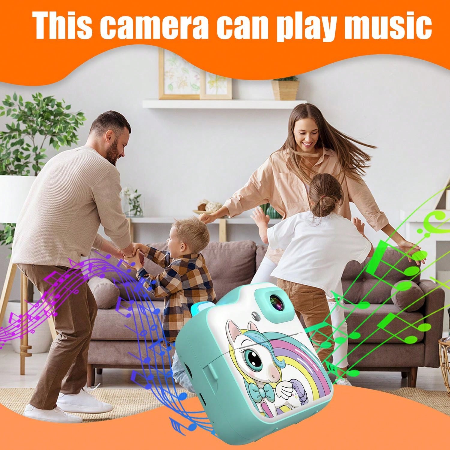 Kids Camera Instant Print, Kids Selfie Digital Camera With Filters And ...