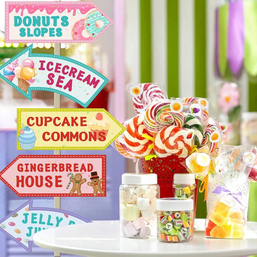 Candy Land Party Decorations - Candy Land Party Signs - Welcome Candy ...