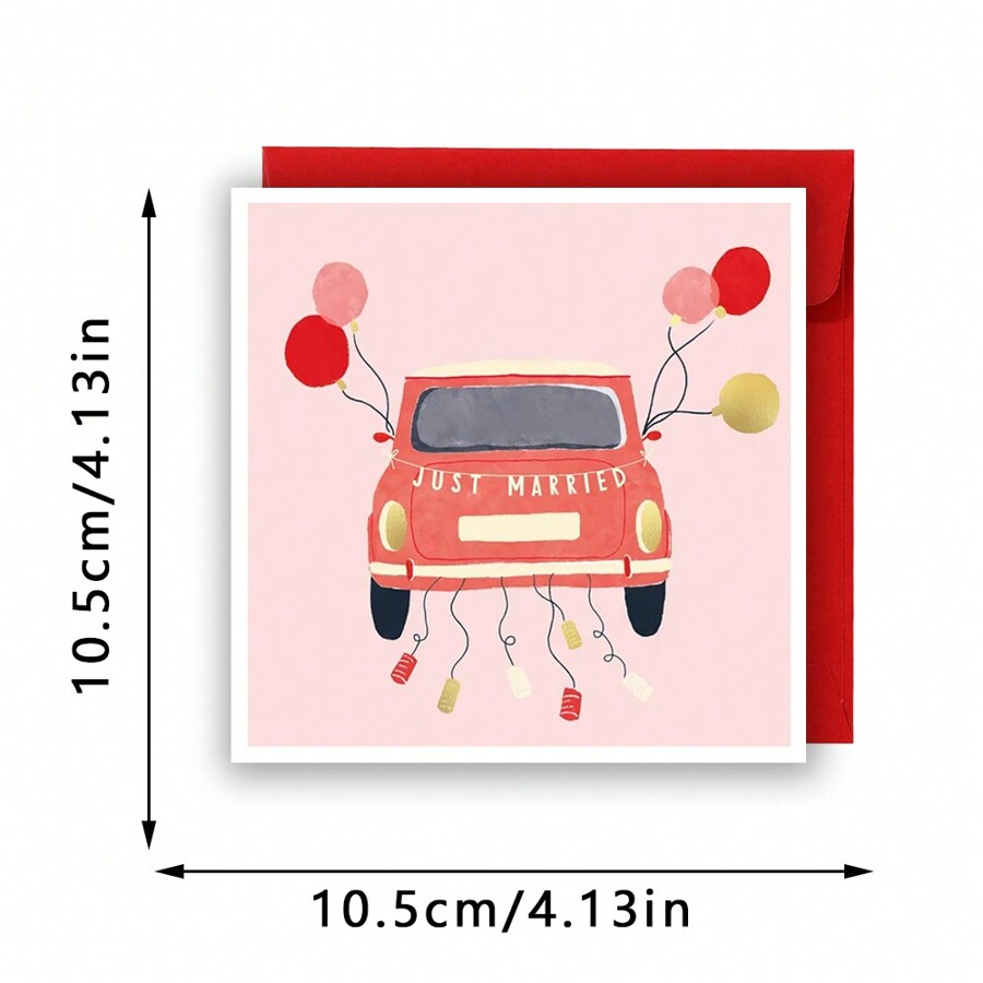 Just Married Card | Wedding Card | Happily Ever After | Newly Weds ...