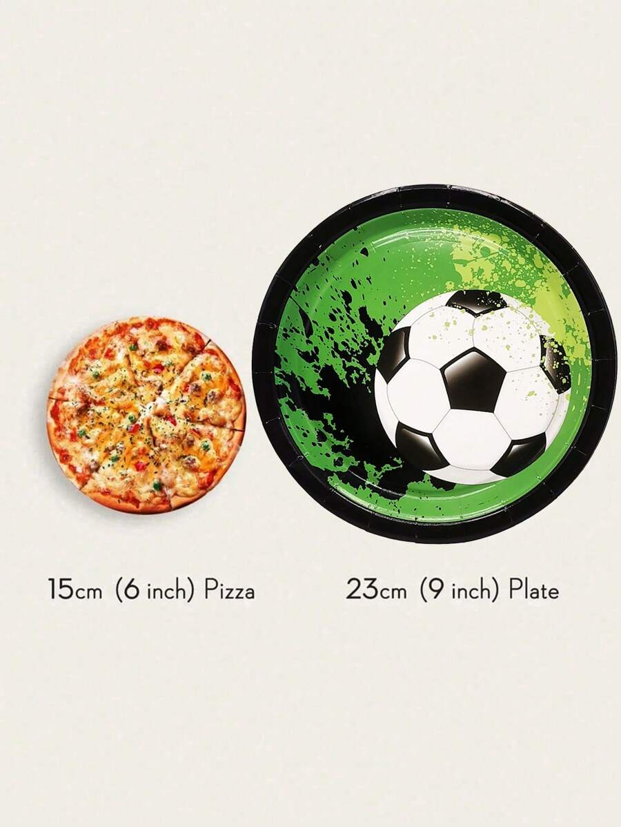 24 Pieces Set, Made Of Materials, Including Disposable Paper Plates ...