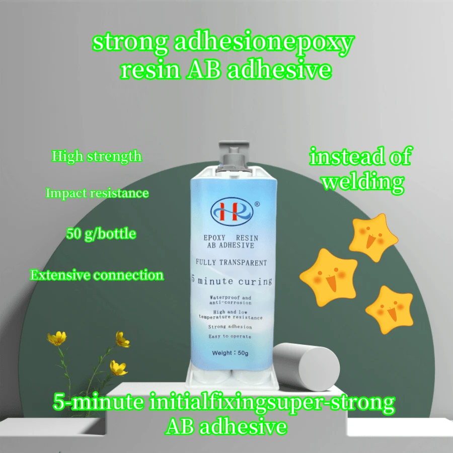 5 Minute Epoxy Resin AB Glue, Fully Transparent Adhesive For Metal ...