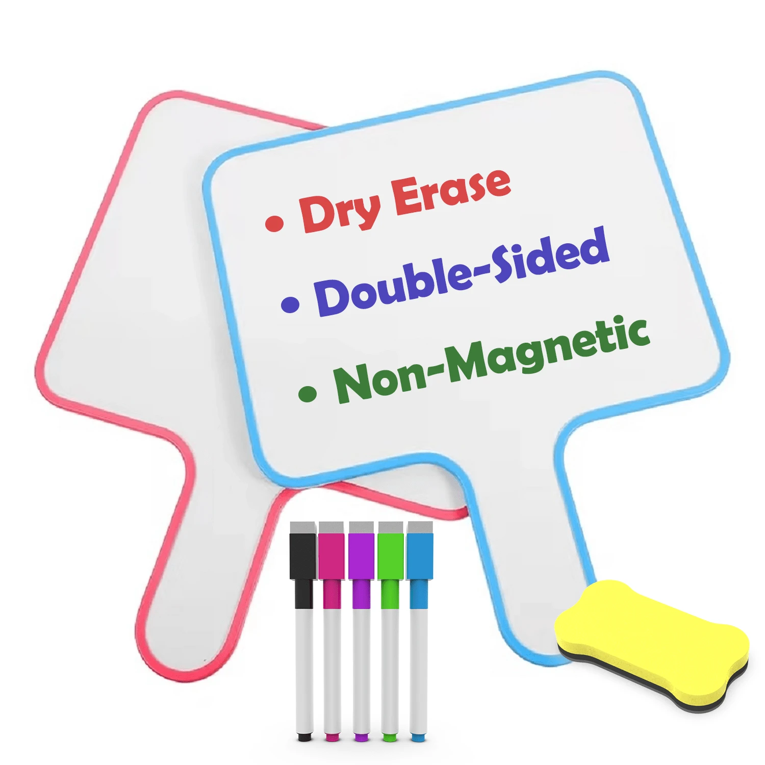 Double Sided Dry Erase Lapboard, Answer Paddles Quick Response ...