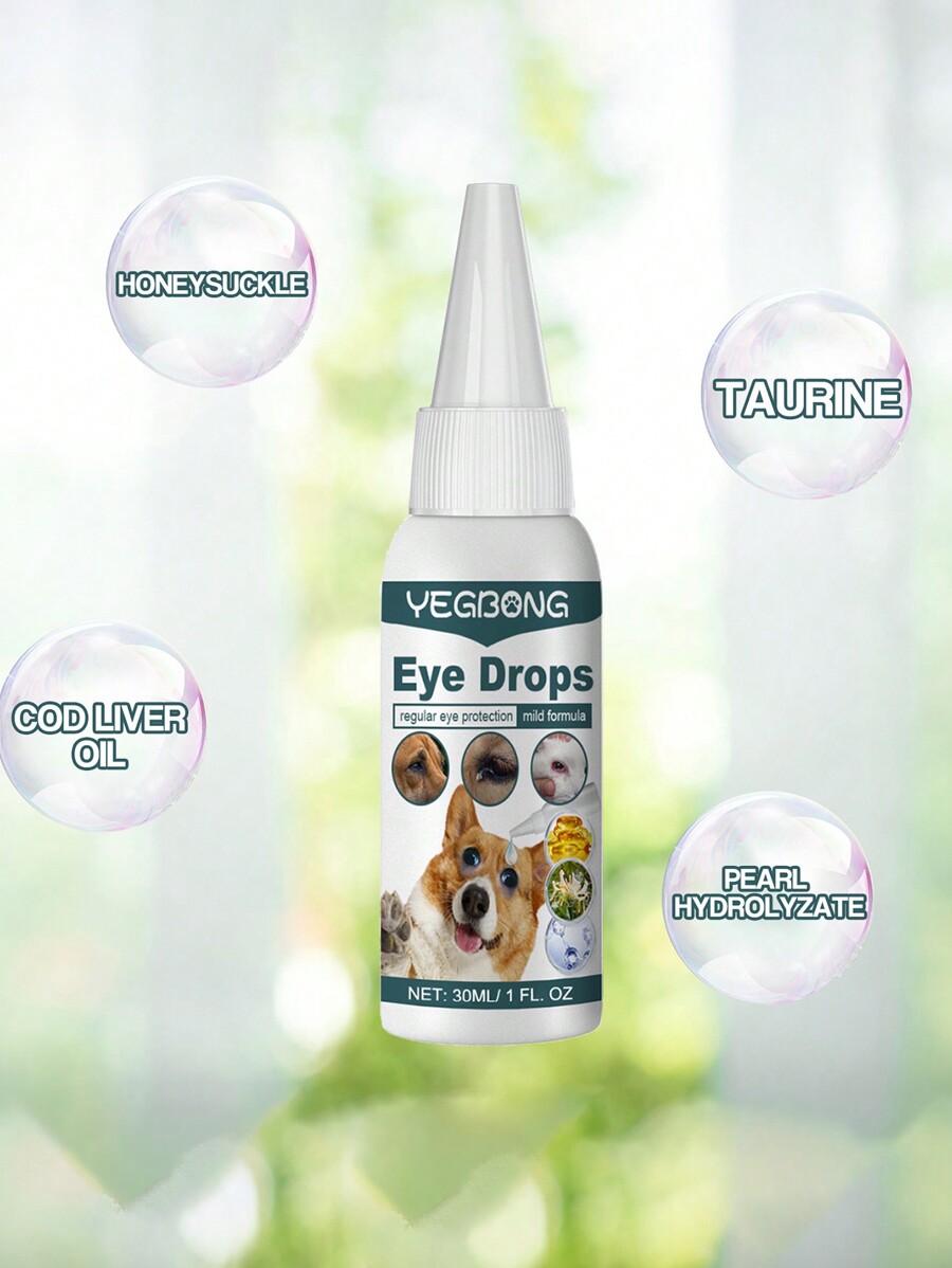 1 Box Of 30ml Pet Eye Drops, For Cats And Dogs, General Cleansing Of ...