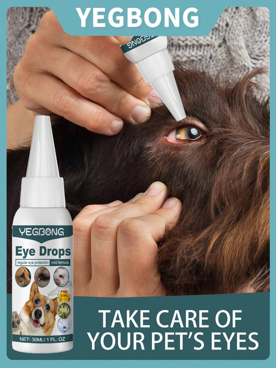1 Box Of 30ml Pet Eye Drops, For Cats And Dogs, General Cleansing Of ...