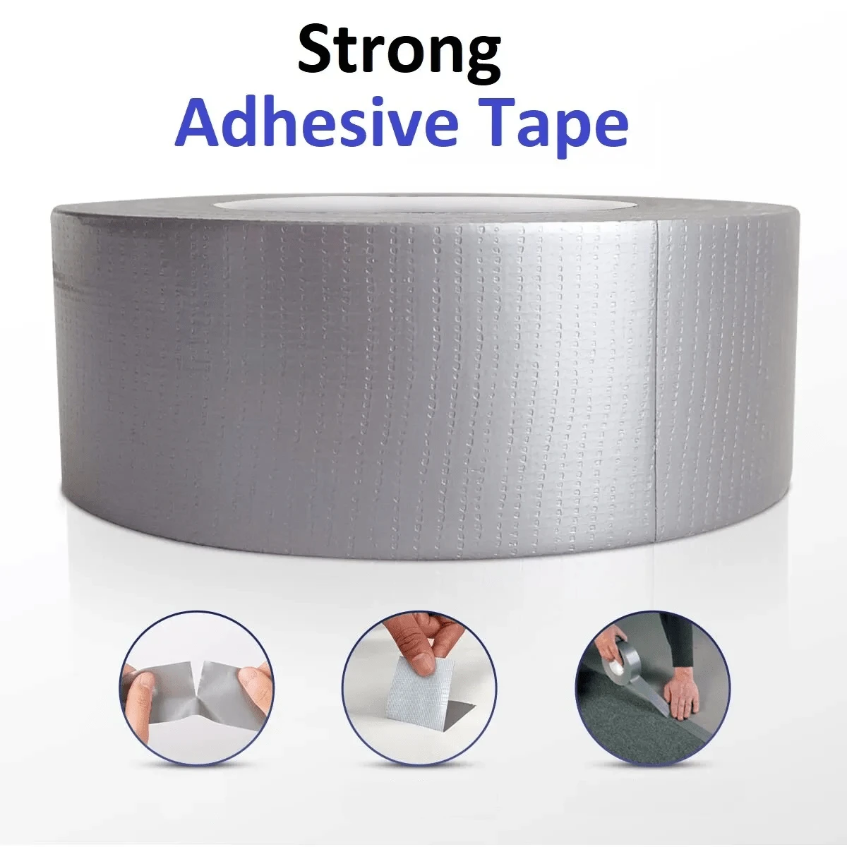 1 Roll Heavy Duty Waterproof Adhesive Tape - Super Sticky, No Residue ...