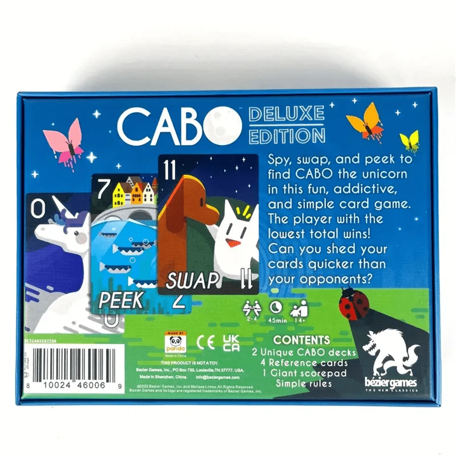 2-4 Player CABO Deluxe Edition Card Game - High-Quality Card Stock ...