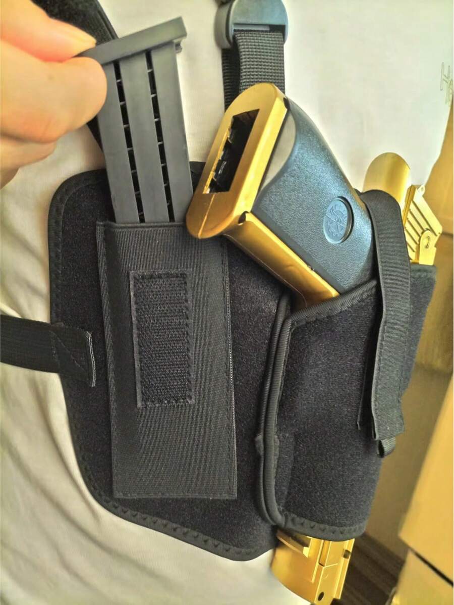 Portable Outdoor Tactical Pistol Holster, Adjustable Left/Right Quick ...