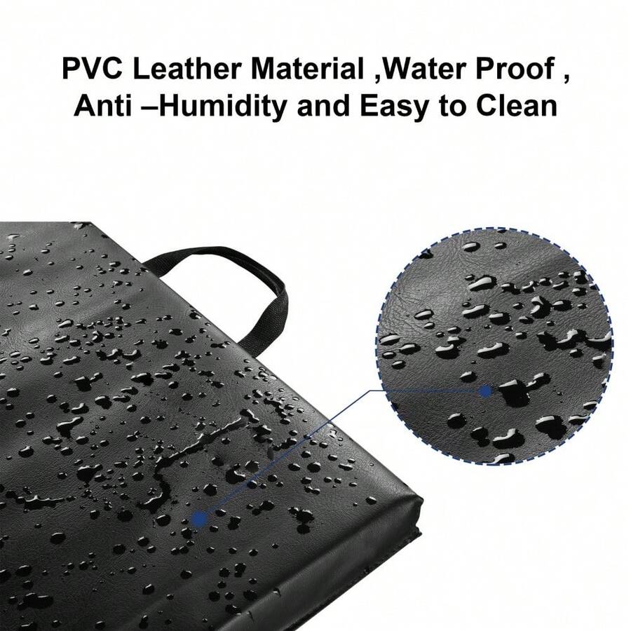 2ftx6ft Four-Folding High-Density EPE Foamed Exercise Mat, Black,1.55 ...