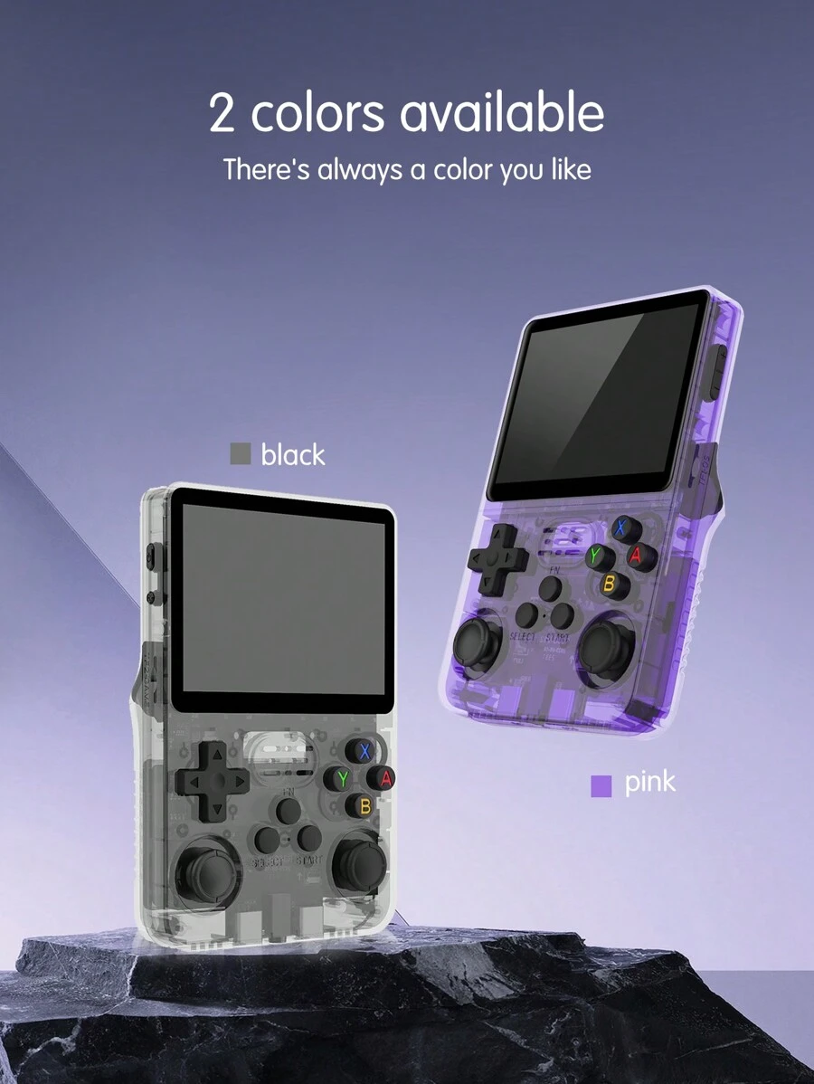 Retro Mini Game Console, High Definition Large Screen, USB Rechargeable ...