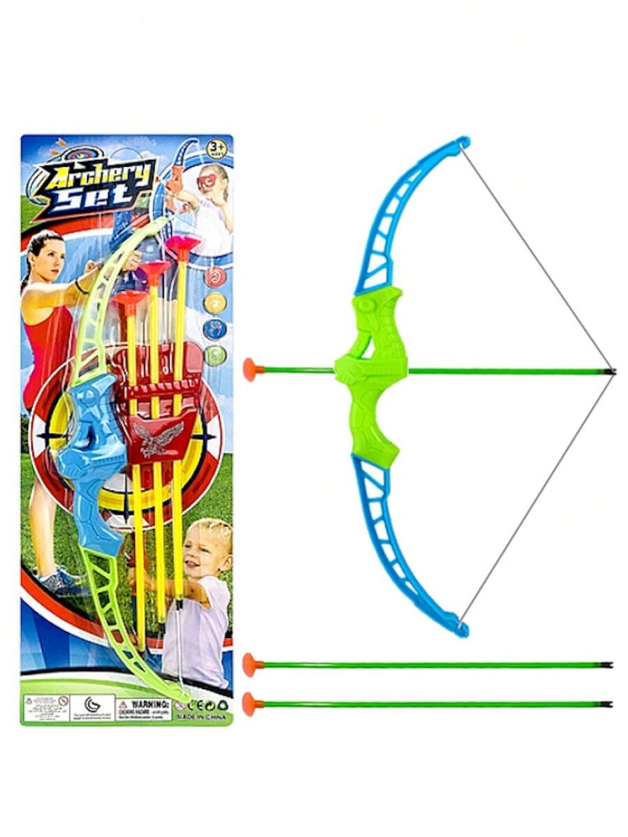 Super Children's Bow And Arrow 35cm 3 Darts Stick To The Wall | SHEIN USA