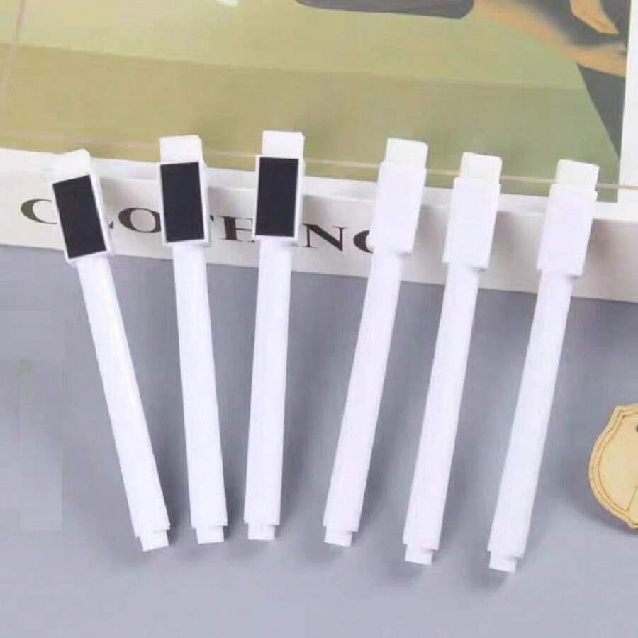 3pcs/Set Magnetic And Erasable White Liquid Chalk, Board Pen, Water ...