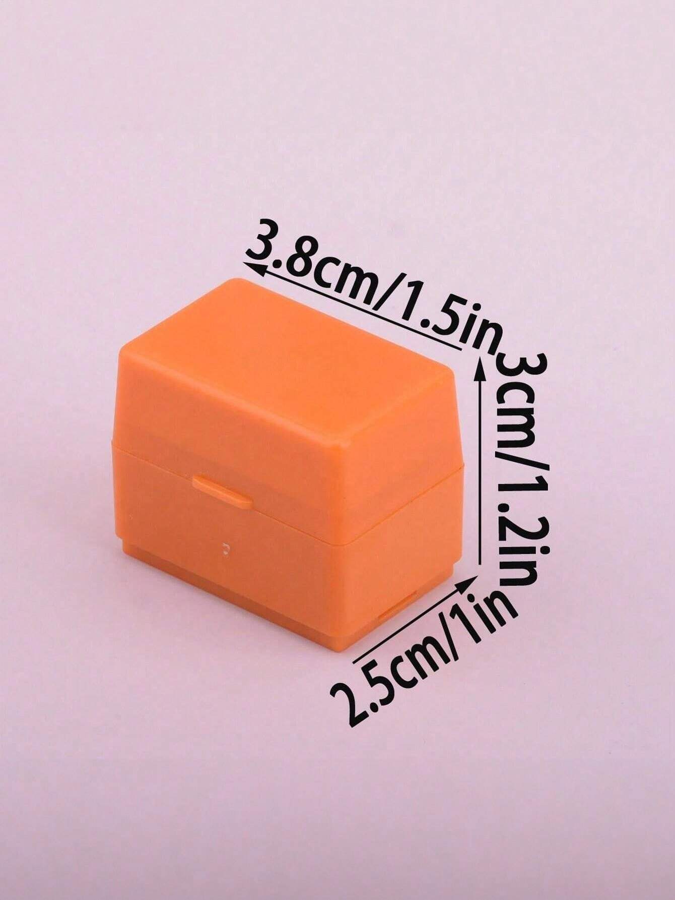 1pc Self-Inking Privacy Smear Stamp For Confidentiality And Personal ...