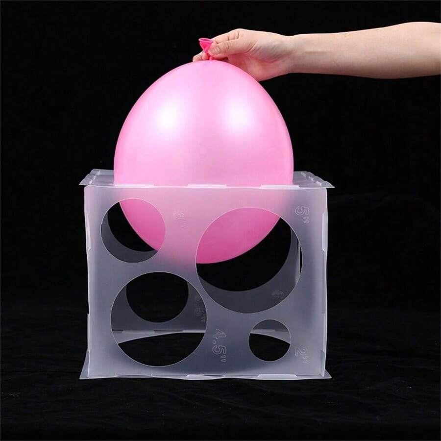 1pc, 11Holes Balloon Sizer Box, Collapsible Balloons, Measurement Tool ...