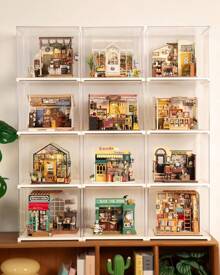 Robotime Dust Cover For Miniature House Building Sets, Stackable ...