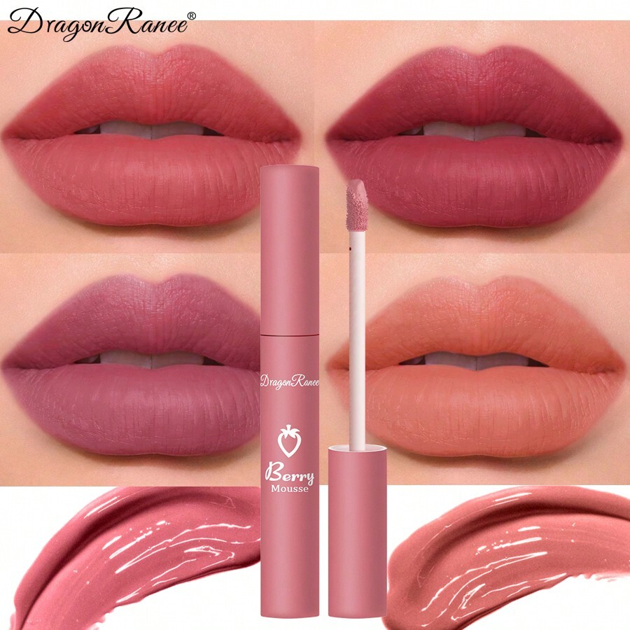 Matte Lip Gloss Easy To Apply Long Lasting Color Non Bleeding Non