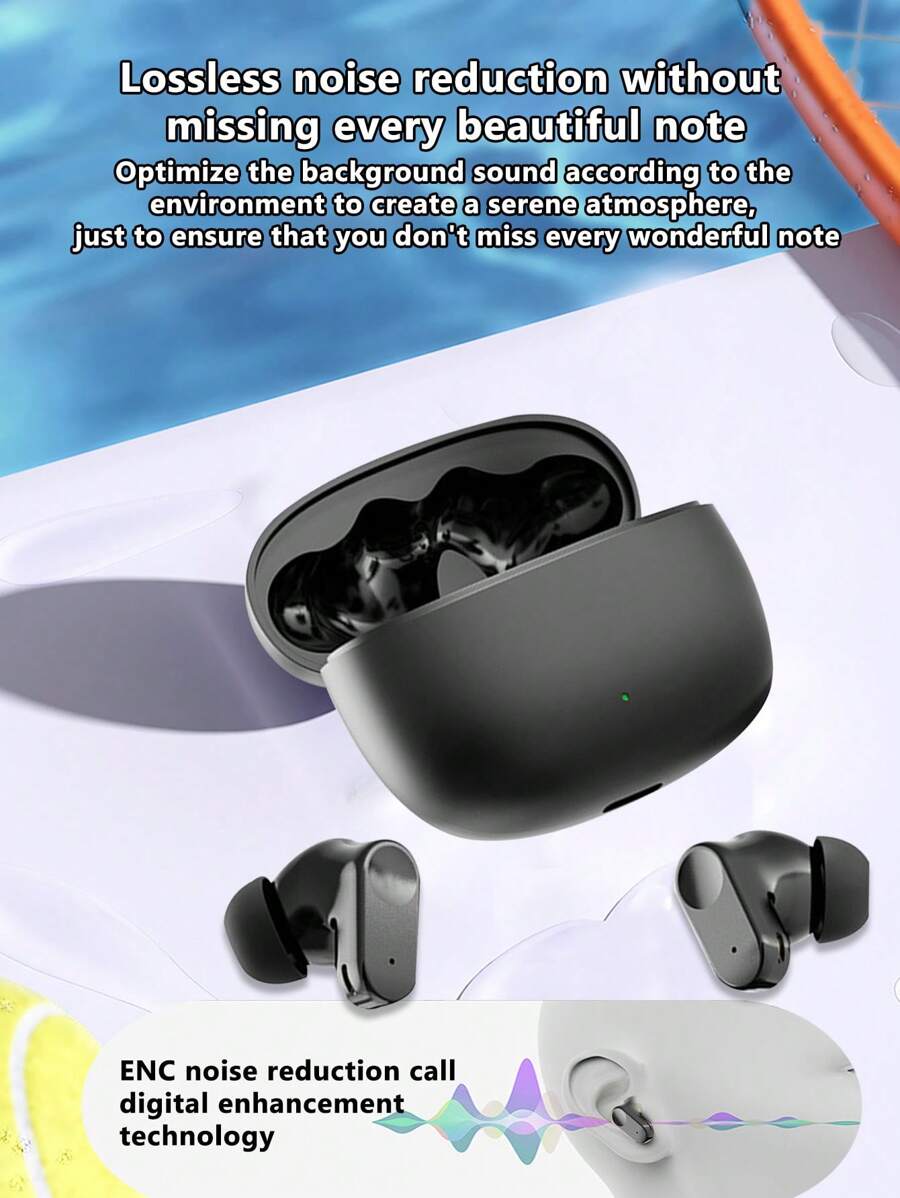 Touch In-Ear Tws Wireless In-Ear ENC Noise Canceling Monaural 3.5g ...