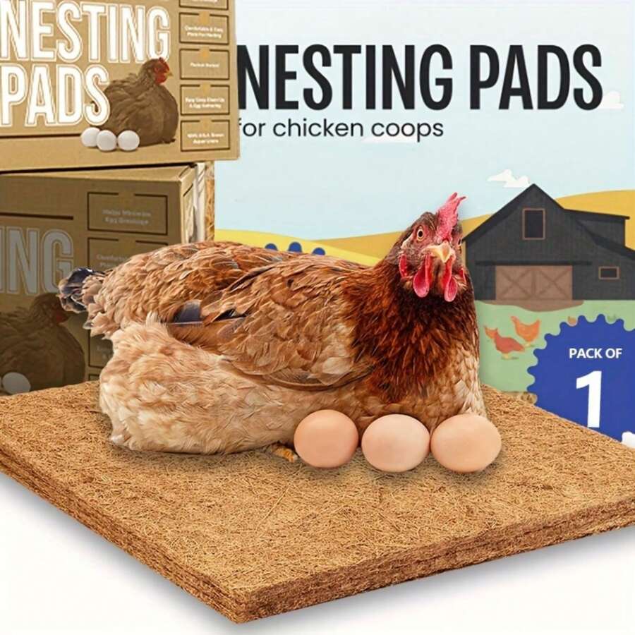 Premium Laying Hen Nesting Pads, Chicken Coop Bedding, Reptile Mat ...