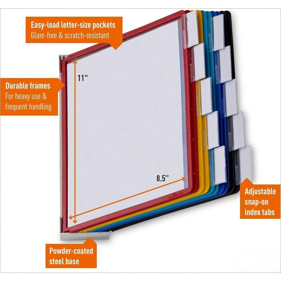 Wall Mounted Reference System, 10 Double-Sided Panels, Letter-Size ...