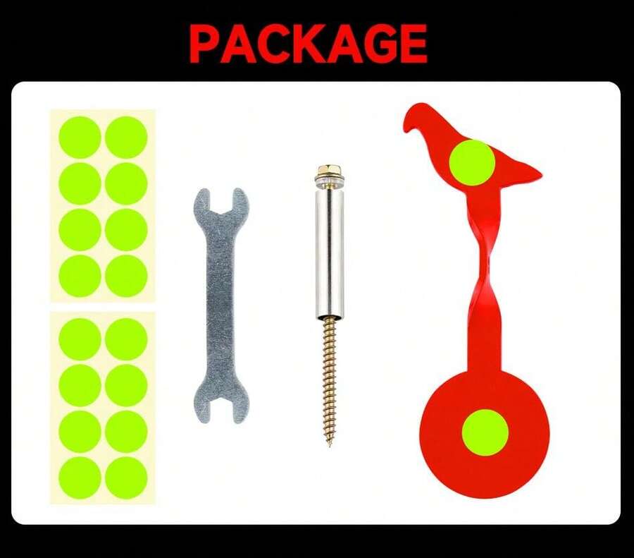 5.5-Inch 3M Thick Red Bird Bi Directional Rotating Target Insertion ...