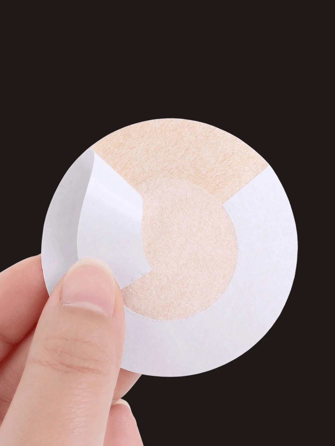 20 Pieces (Round 10 + Flower 10) Breast Stickers - Disposable Non-Woven ...