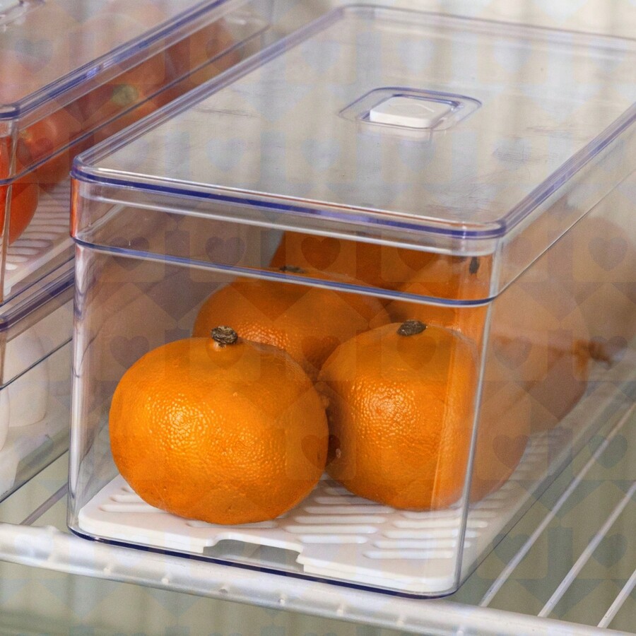 Rectangular Organizer Set, Tall, Large, With Lid And Screen, 4 UNIT ...