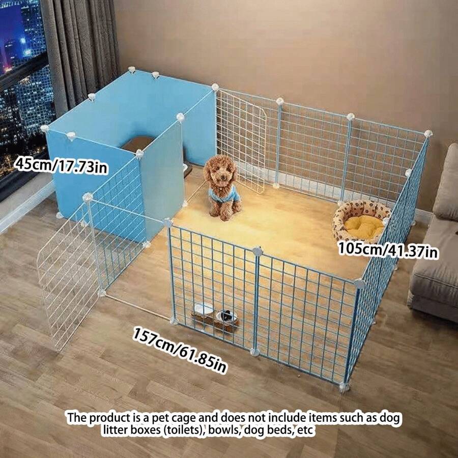 Pet Fence For Small Dogs, Puppy Dog Bed Kennel Isolation Door Iron Art ...