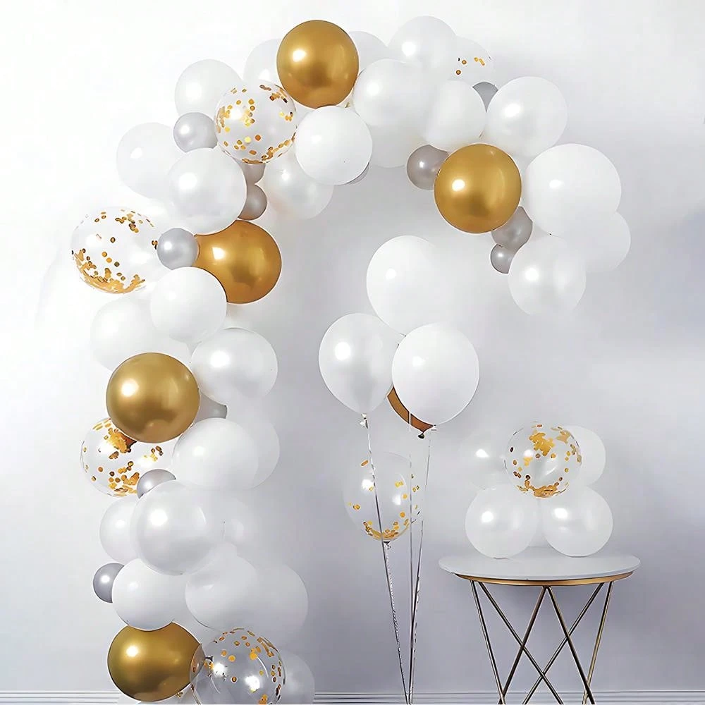 Us Stock 73 Pcs Party Decoration Platinum Series Latex Balloon Set For ...