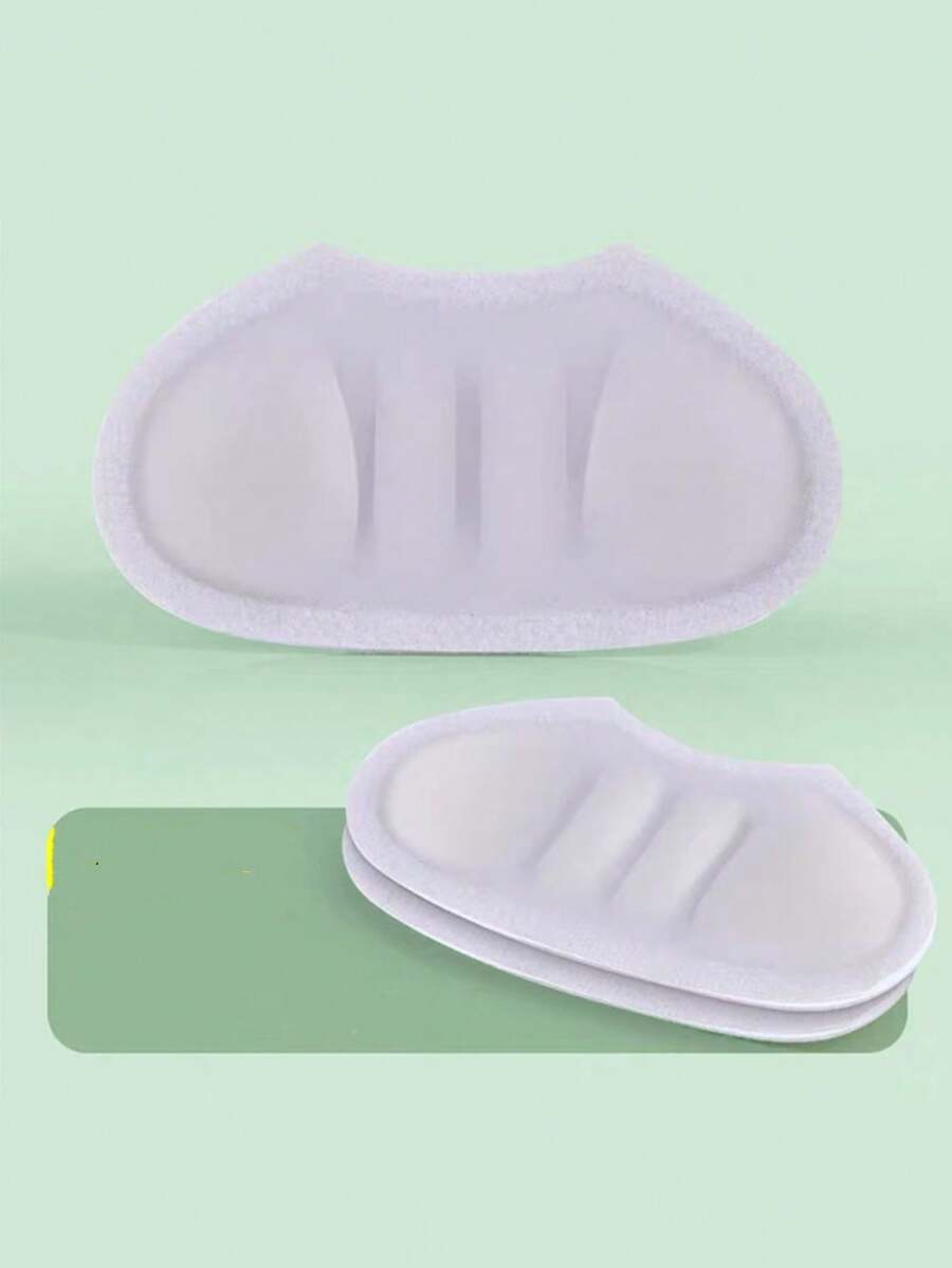 3 Pairs Silicone Anti-Friction Heel Grips, Half Size Inserts To Repair ...