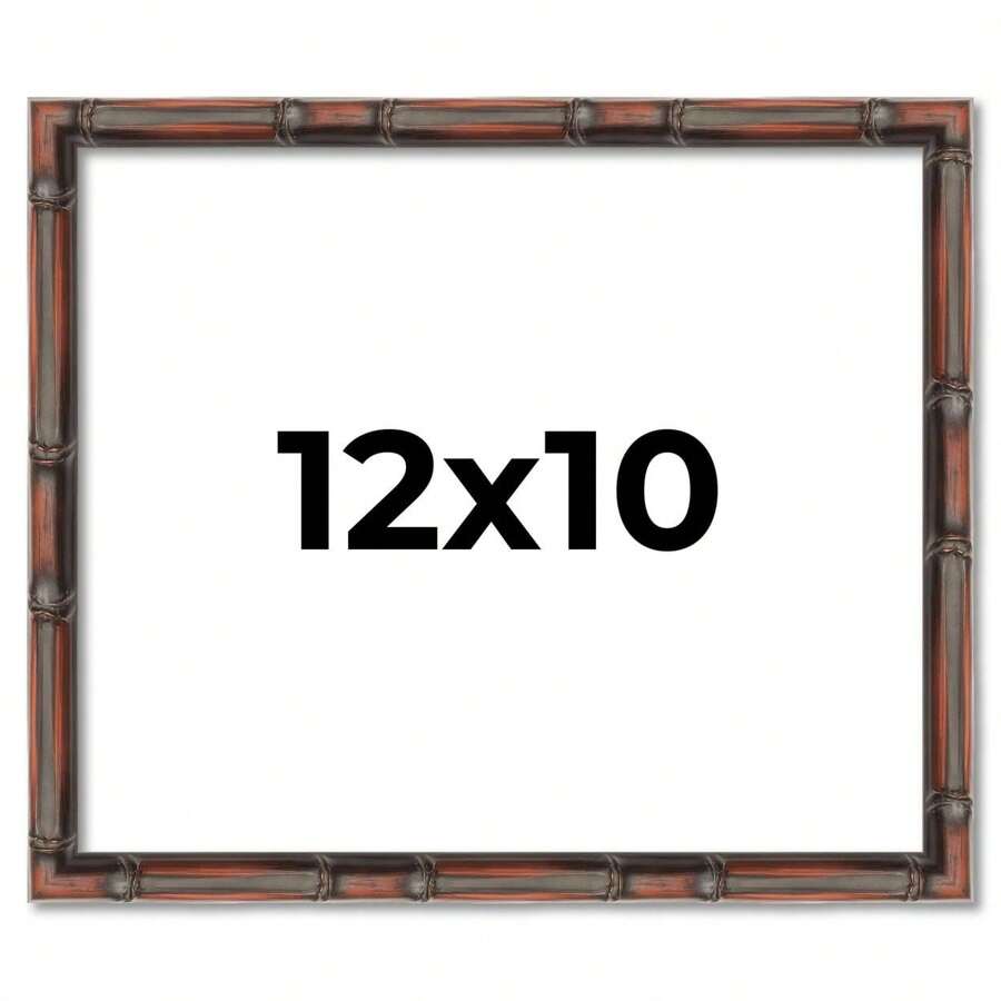 Custompictureframes.Com 12x10 Thin Bamboo Picture Frame UV Acrylic 2 ...
