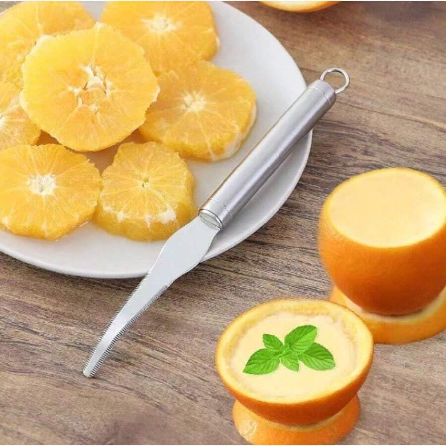 Orange Core Extractor, Stainless Steel Navel Orange Peeler, Orange Milk ...