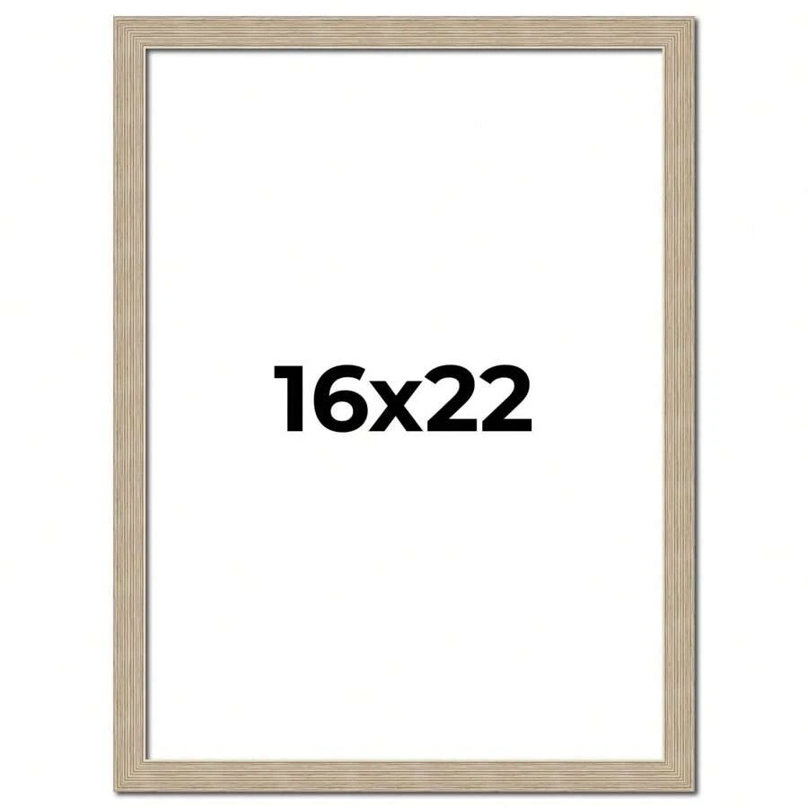 Custompictureframes.Com 16x22 Thin Barnwood Picture Frame UV Acrylic 2 ...