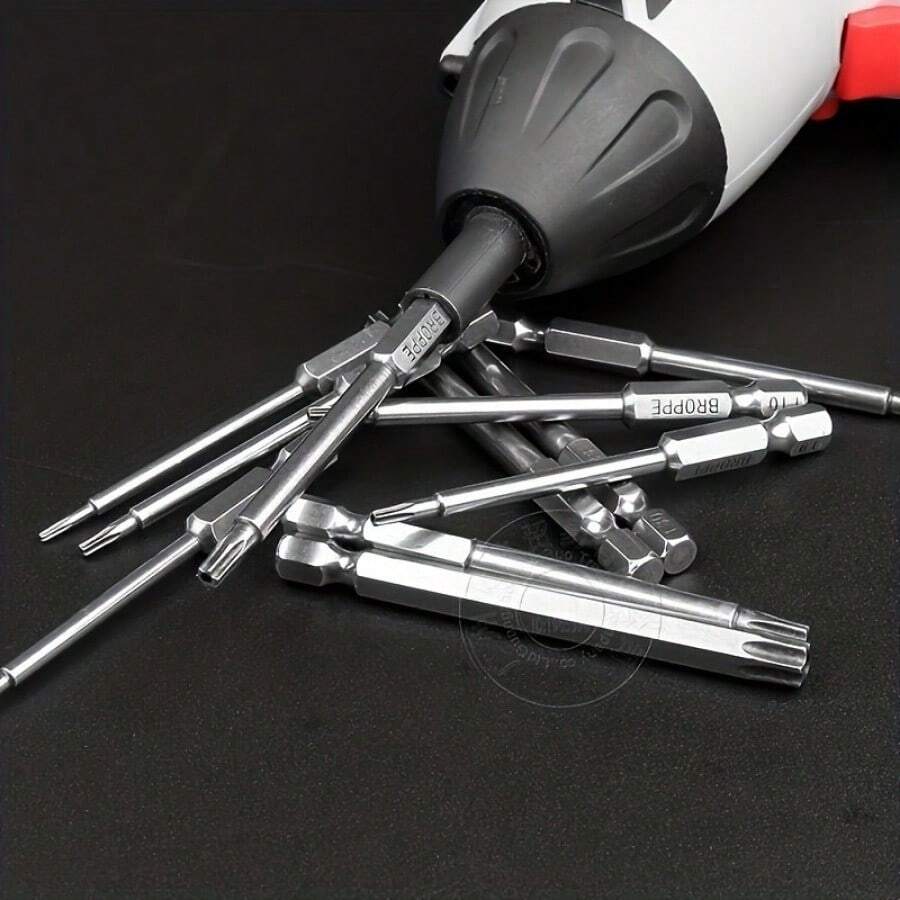 Set de 11 piezas de puntas de destornillador Torx de precisión, de acero de aleación S2, de 75 ...