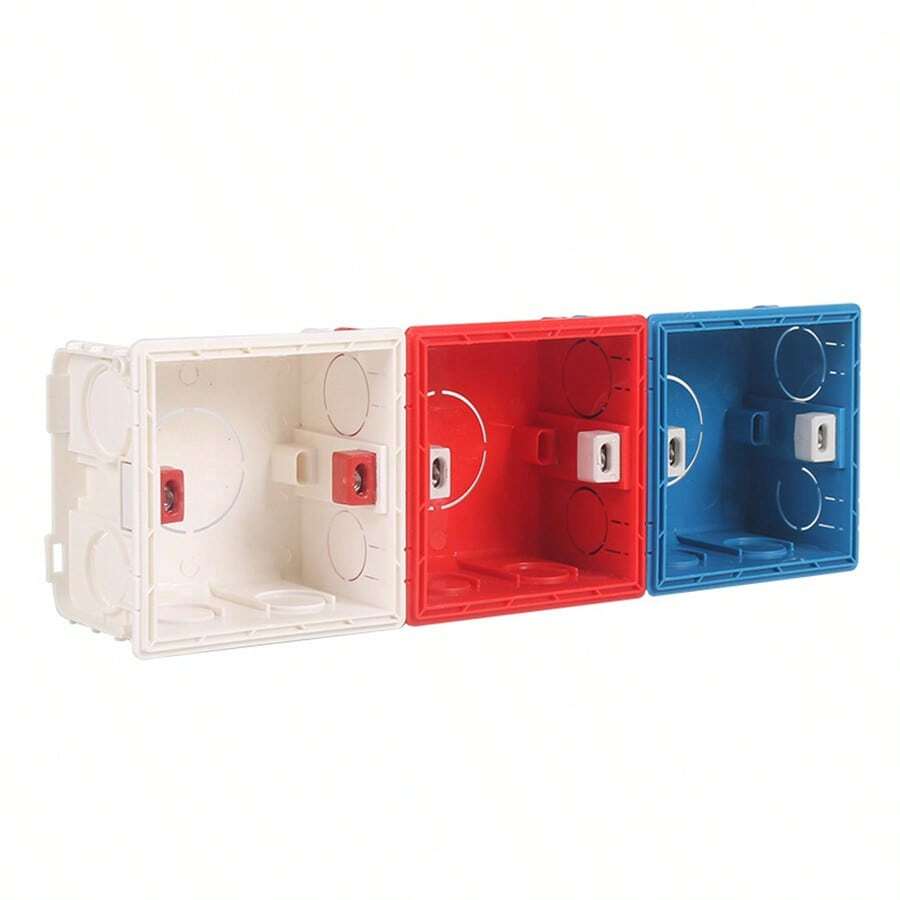 86 Type Concealed Mounted Punched Combination Box, PVC Connection Box ...