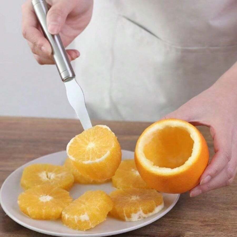 Orange Core Extractor, Stainless Steel Navel Orange Peeler, Orange Milk ...