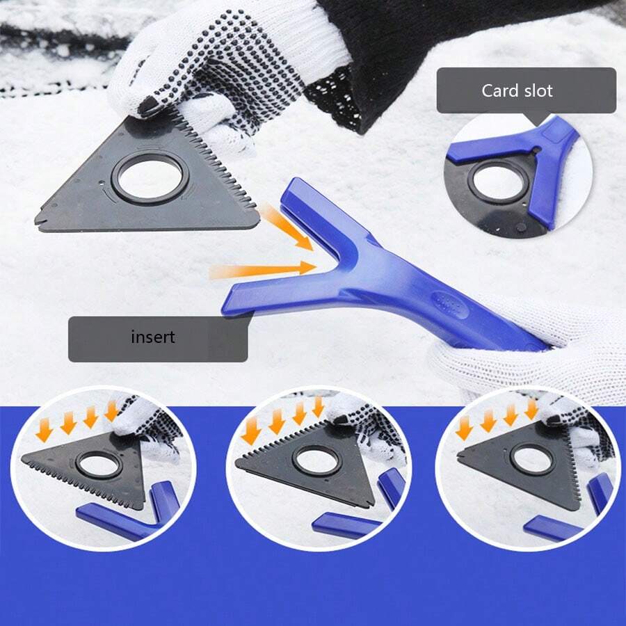 Multi-Functional Snow Shovel, Car Ice Scraper, Refrigerator Brush Frost ...