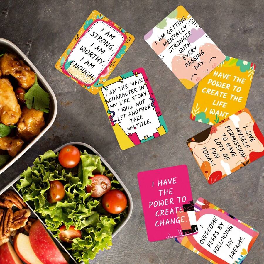 50-Piece Inspirational Quote Cards With English Alphabet - Motivational ...