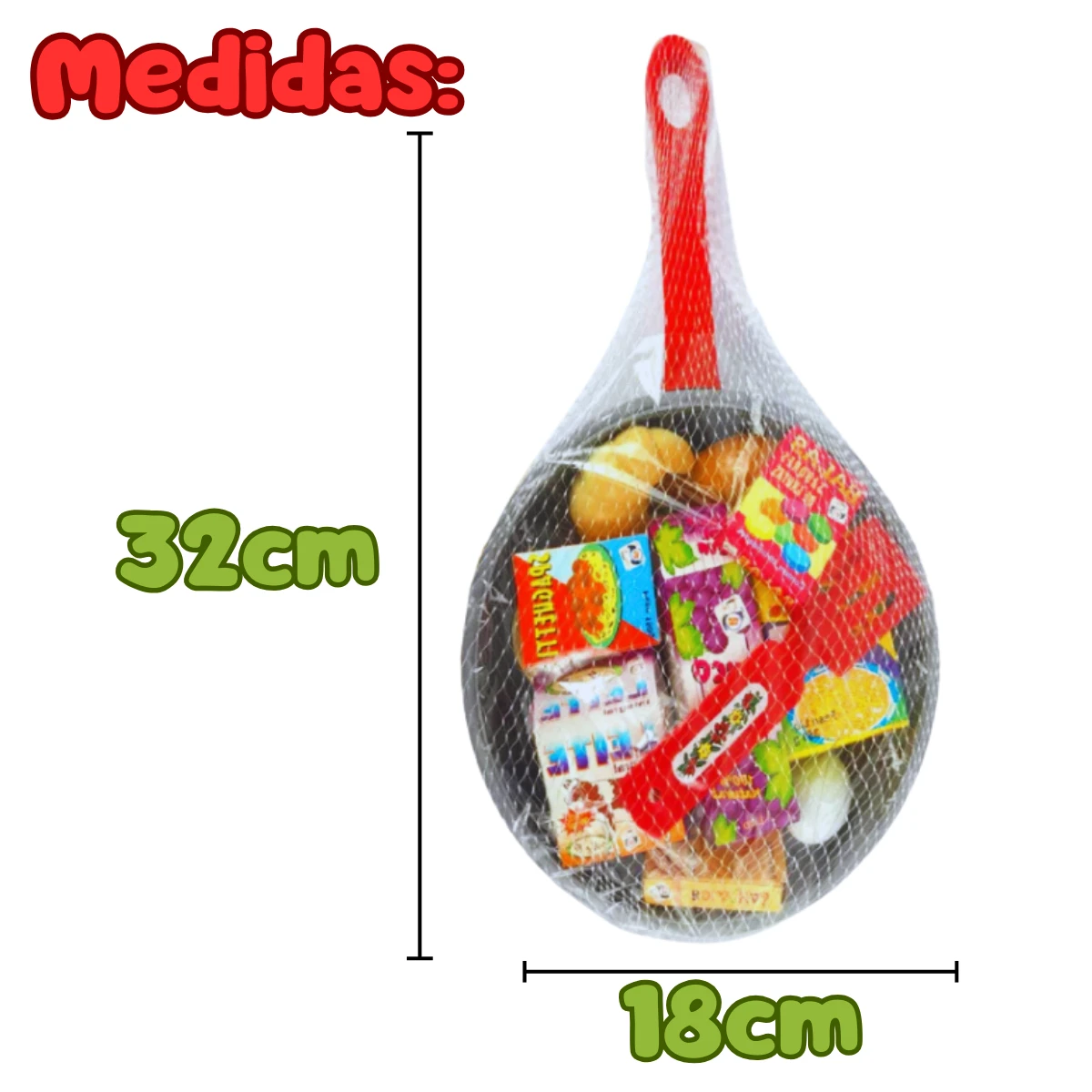 Children's Toy Kit Complete Kitchen Super Feirinha + Gourmet Frying Pan ...