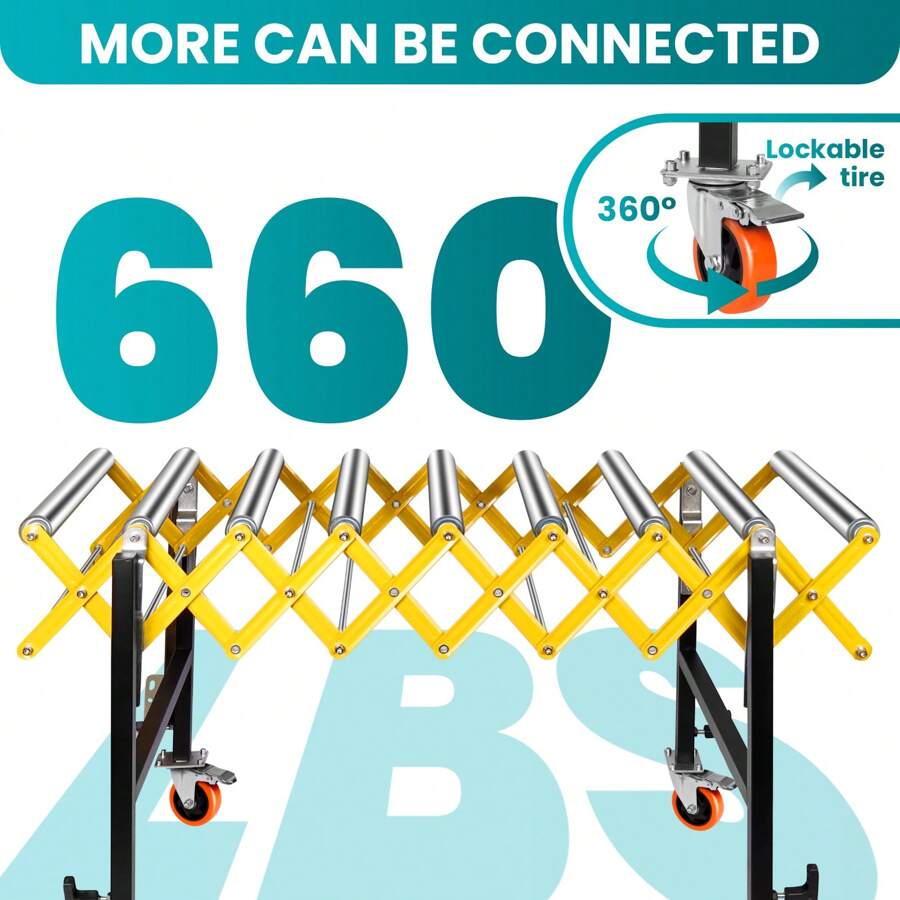 Flexible Roller Conveyor With Rollers And Brakes,Adjustable Conveyor ...