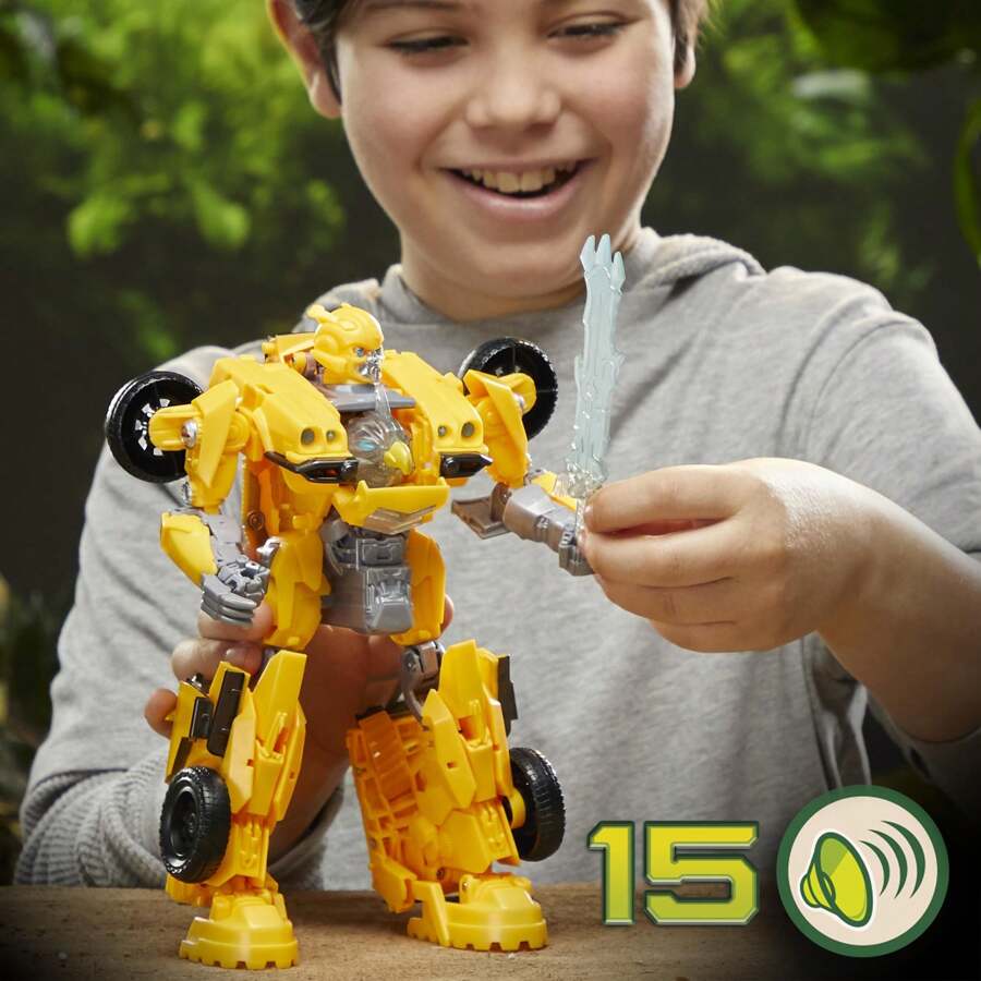 Hasbro Transformers Toys Rise Of The Beasts Movie, Beast-Mode Bumblebee ...