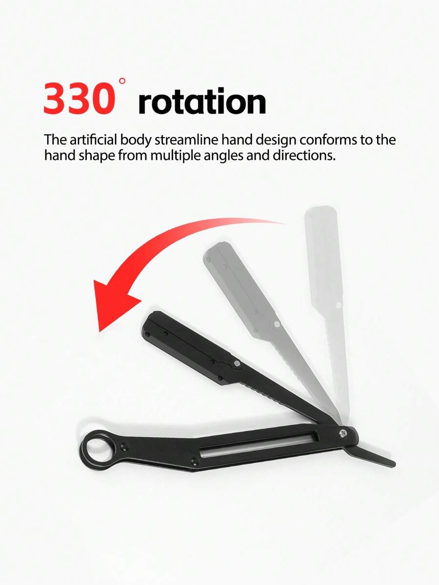 XG Professional Barber Straight Edge Razor For Men, Aluminum Alloy ...