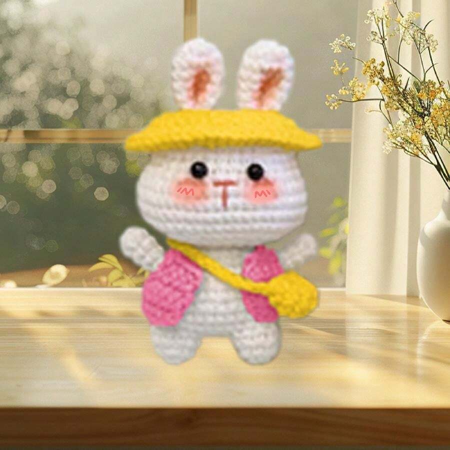 DIY Kaninchen Tier Häkel-Set für Anfänger, Amigurumi gestopfte Pflanzen - Geschenk Häkel ...