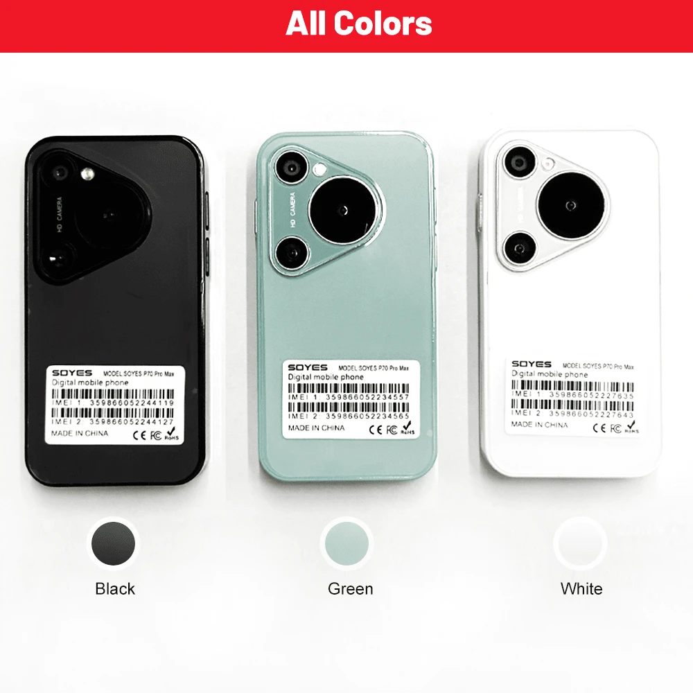 Smartphone SOYES P70 Pro Max Mini de tamaño pequeño,Android 8.1 ...