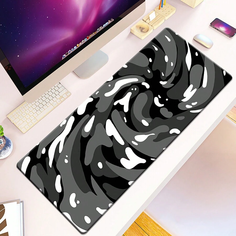 1pc Extra Large Thick Mouse Pad, Keyboard Mat, Soft Rubber Computer ...