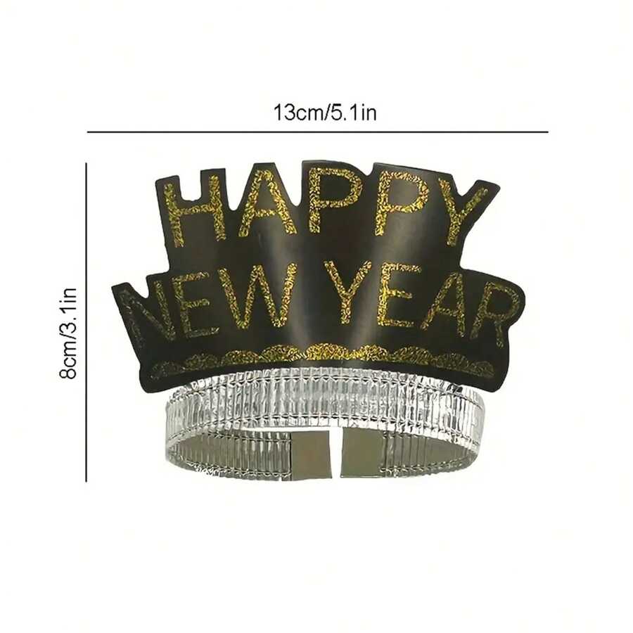 New Years Eve Party Hats 2025 - Pack Of 6,New Years Hats For Happy New ...