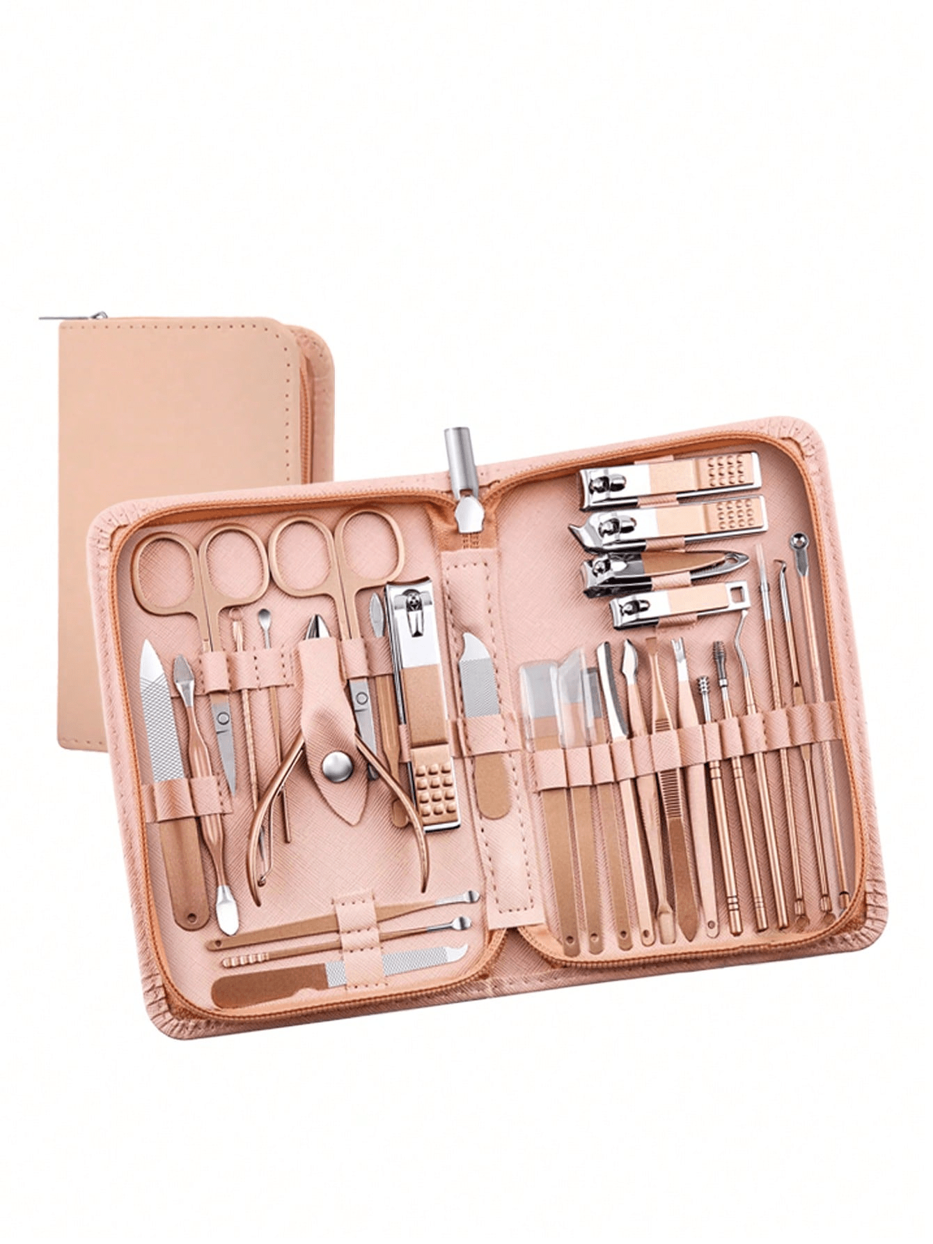 Professional Stainless Steel Nail Clippers Set with Earwax Removal Tool ...