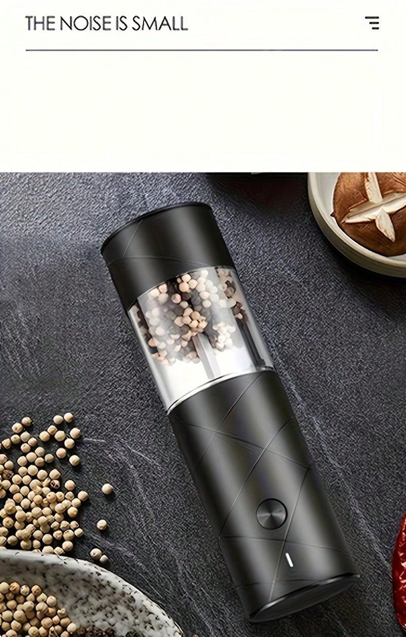 Macinasale e macinapepe elettrico ricaricabile, macina sale e pepe ...